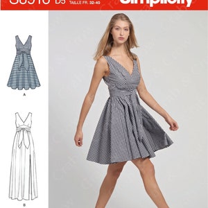 Simplicity S8916 Sewing Pattern for Misses Sleeveless Dress With Length ...
