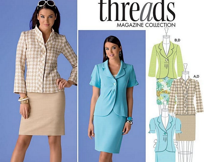 Simplicity 2452 Sewing Pattern for Misses Jacket With Front Variations ...