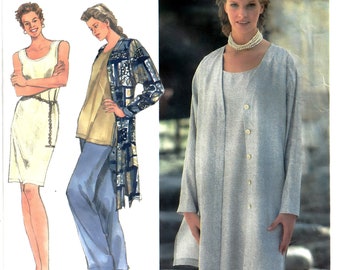 Simplicity 2188 Sewing Pattern Misses Easy to Sew Top Vest Skirt and ...