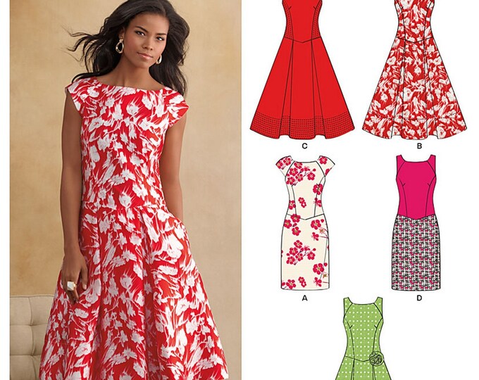 New Look 6566 Sewing Pattern for Misses Sleeveless Ankle Length Tunic ...