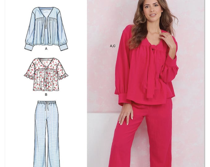 Mccalls M8245 Sewing Pattern Misses Knit Romper Jumpsuit Robe and Sash ...