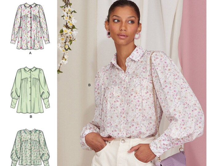 Butterick B6018 Sewing Pattern Misses Retro '52 Fit and Flare Empire ...