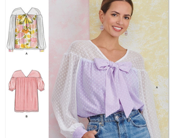 Simplicity S9921 / R12085 Sewing Pattern Misses Long or Short Sleeve ...