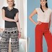 Butterick B6851 Sewing Pattern Misses No-side-seam Shorts Capris and ...