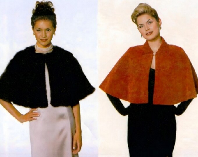 Butterick 5843 Sewing Pattern Misses Very Easy Cape Jacket and Cover-up ...