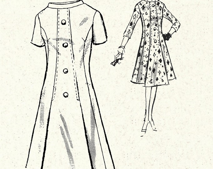 Simplicity 7983 Sewing Pattern for Misses Vintage 60s Scoop Neckline ...