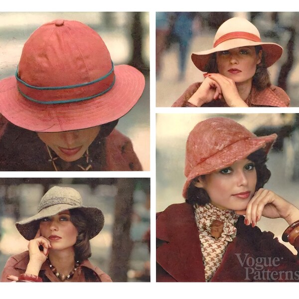 Vogue Hat Pattern - Etsy