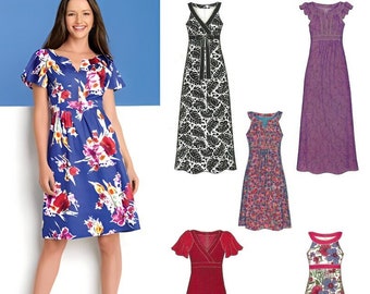 New Look 6808 Sewing Pattern for Misses Easy Tops With Neckline and ...