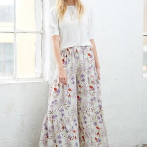 Mccalls M8098 Sewing Pattern Misses Elastic Waist Full Pants With ...