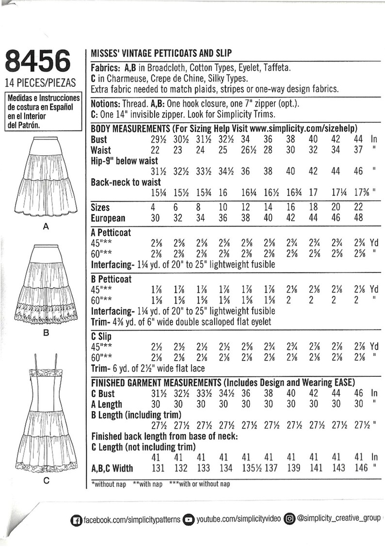 Simplicity 8456 Sewing Pattern Vintage 50s Reproduction for | Etsy