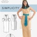 Simplicity S9167 Sewing Pattern Misses Glamour Costumes Dress - Etsy