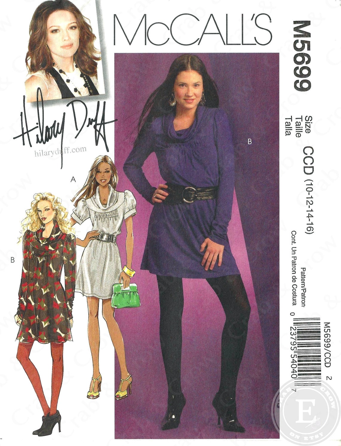 Mccalls M5699 Sewing Pattern Misses Semi Fitted A-line - Etsy