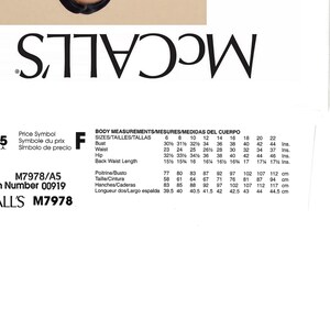 Mccalls M7978 Sewing Pattern Misses Easy Tops Midriff Yoke Detail ...