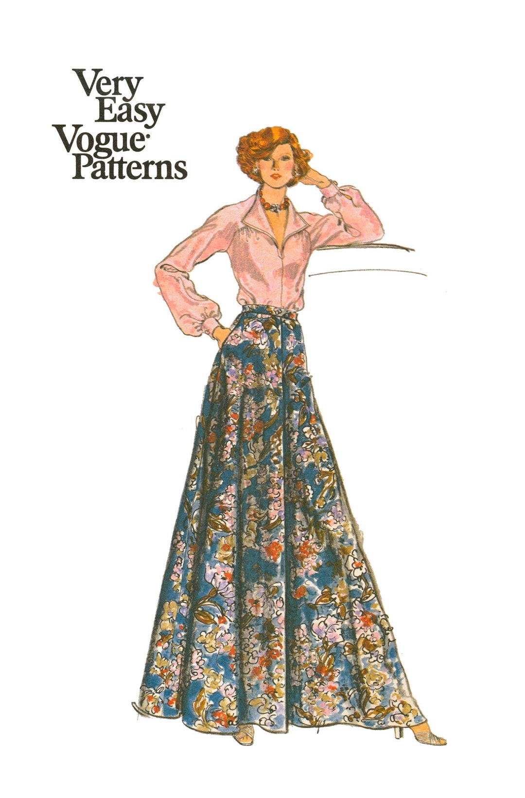 Vogue 9046 Sewing Pattern Misses Vintage 70s Loose Fitting Raglan ...