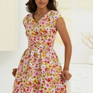 New Look 6262 Sewing Pattern Misses Classic Dress With Neckline and ...