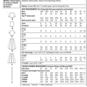 Simplicity 8609 Sewing Pattern Misses Skirt in Two Lengths and Knit ...