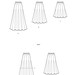 Simplicity S8923 Sewing Pattern Misses Pull-on Skirt in Three Lengths ...
