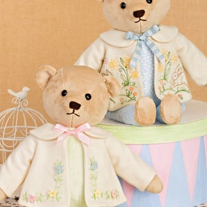 Simplicity 8155 Sewing Pattern for Stuffed Teddy Bears With Clothes ...