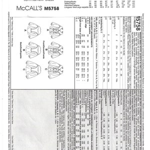 Mccalls M5758 Sewing Pattern for Misses Unlined Jackets in Two Lengths ...
