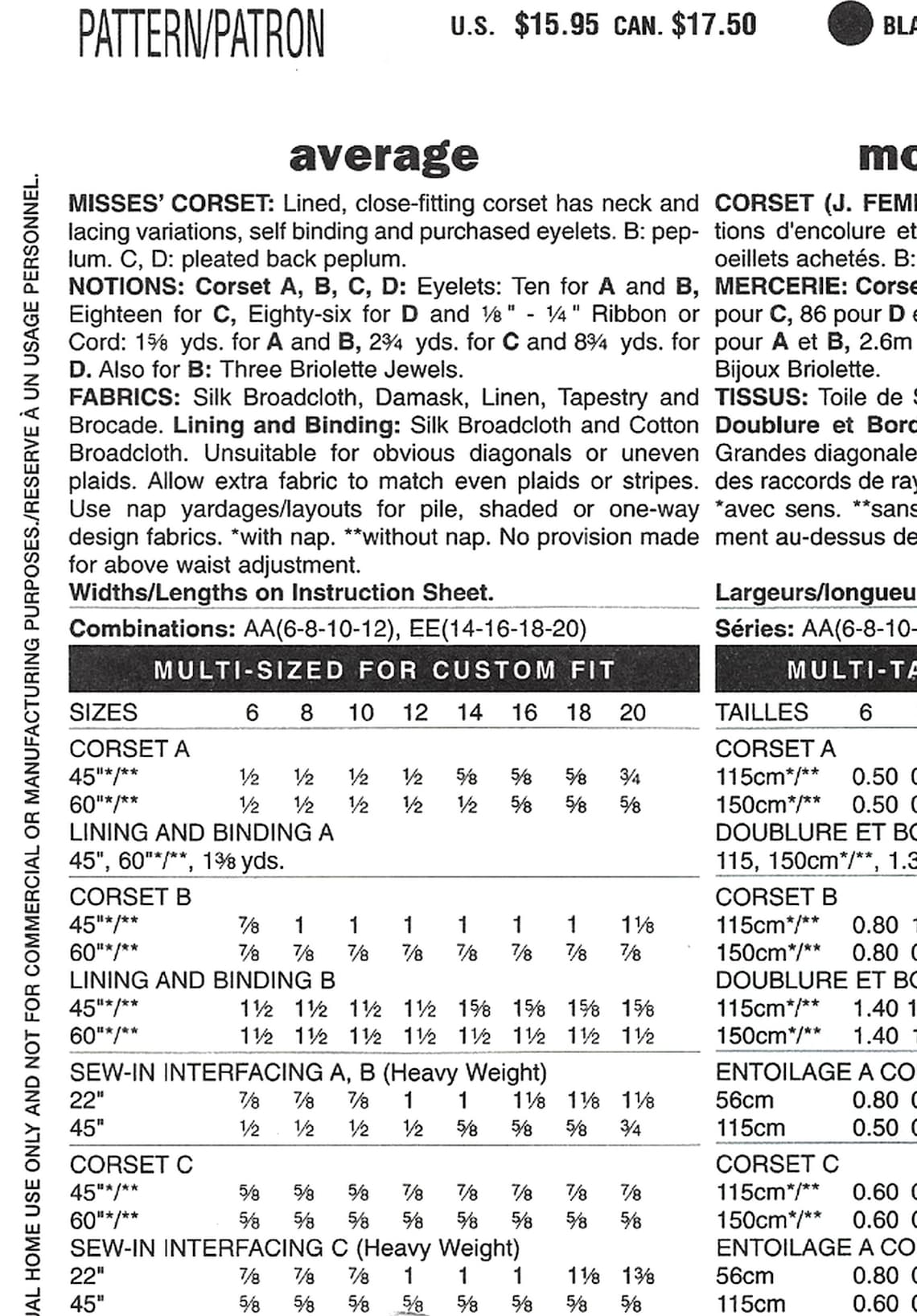 Butterick B4669 Sewing Patterns Making History Misses Lined Close ...