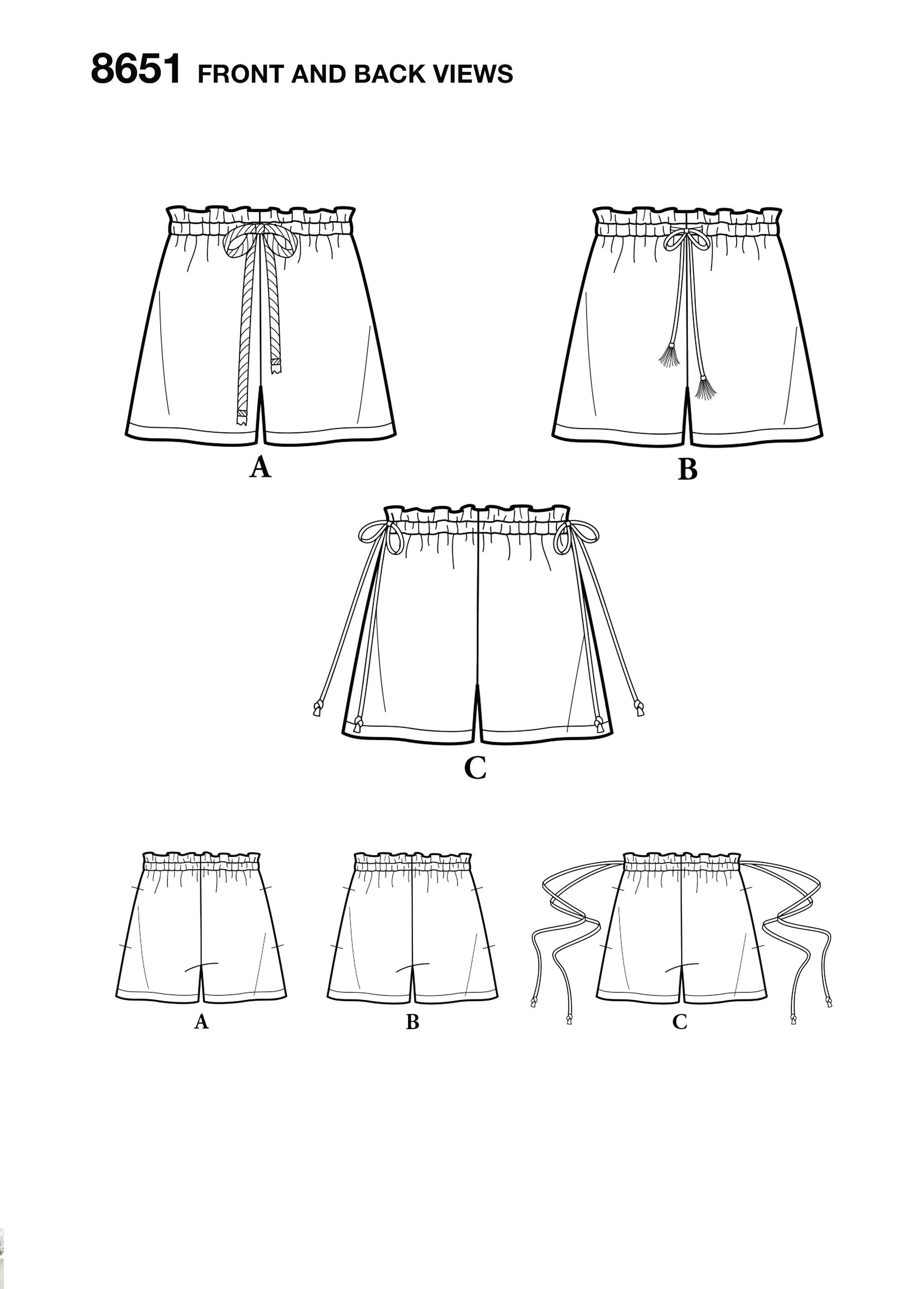 Simplicity 8651 Sewing Pattern Misses Learn to Sew Pull-on - Etsy
