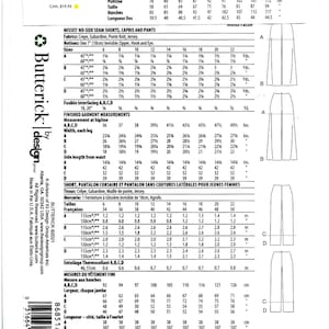 Butterick B6851 Sewing Pattern Misses No-side-seam Shorts Capris and ...