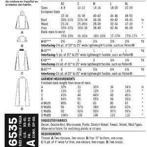 New Look 6535 Sewing Pattern Misses Capes in Four Lengths XS-XL Uncut ...