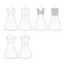 Butterick B6448 Sewing Pattern Misses Fit and Flare Empire Waist ...