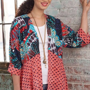 Simplicity S8172 Sewing Pattern Misses Fashion Kimonos With Length ...