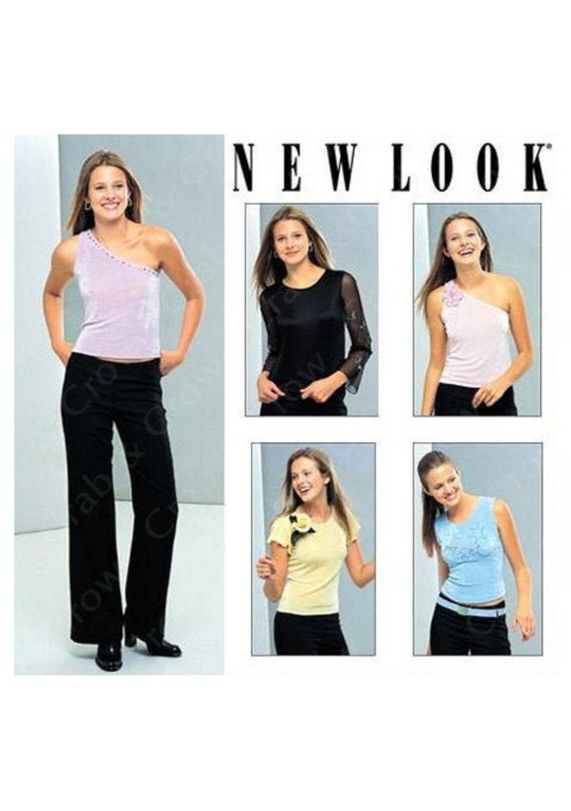 New Look 6137 Sewing Pattern Juniors Easy Set of Knit Tops and - Etsy