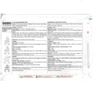Simplicity 9880 Sewing Pattern for Decorative Gingerbread People ...