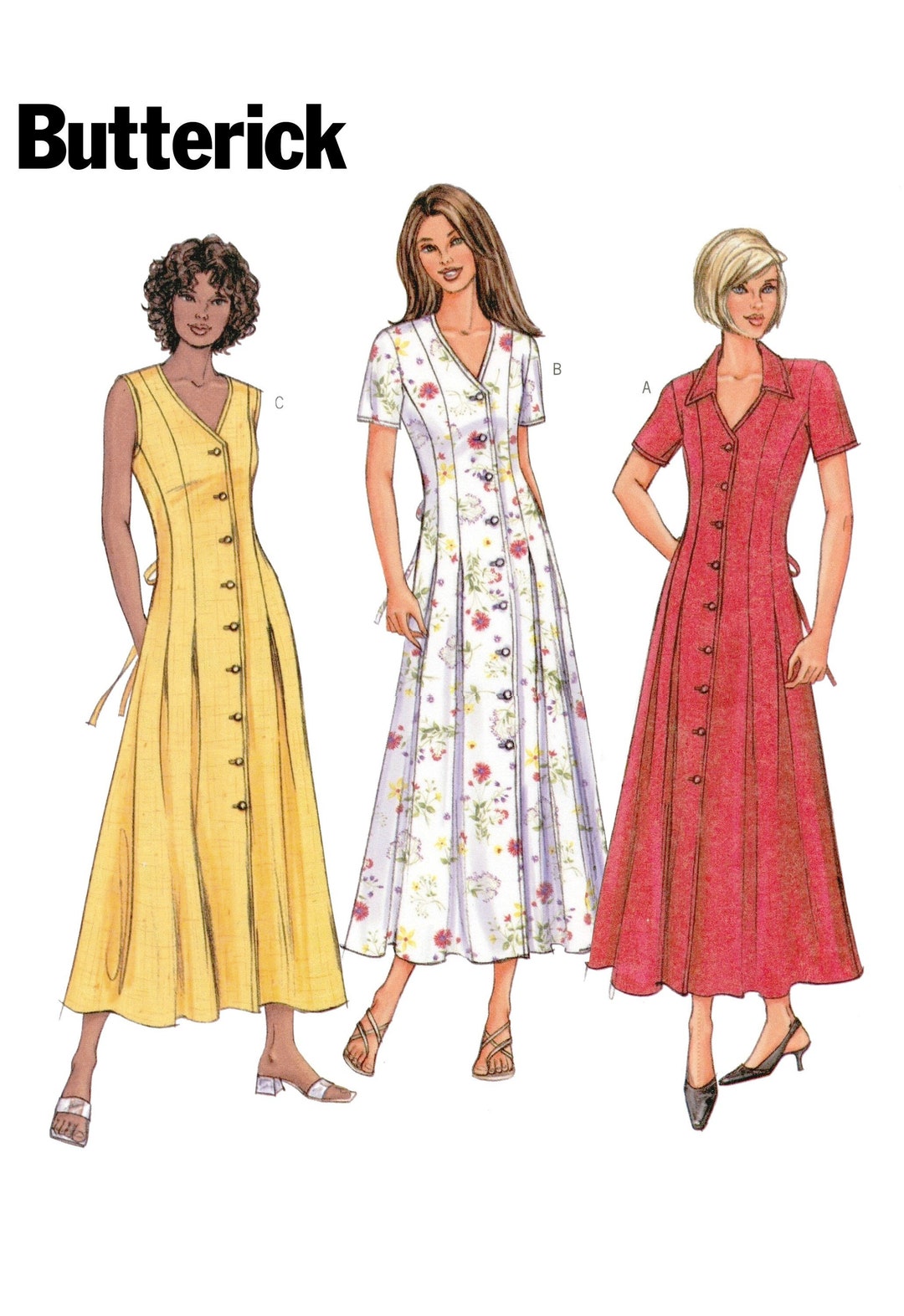 Butterick 3867 Sewing Pattern Misses Fit and Flared Ankle - Etsy