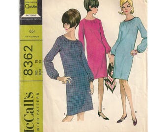 Simplicity 7983 Sewing Pattern for Misses Vintage 60s Scoop Neckline ...