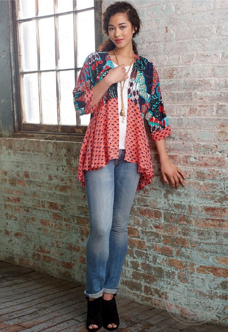 Simplicity S8172 Sewing Pattern Misses Fashion Kimonos With - Etsy