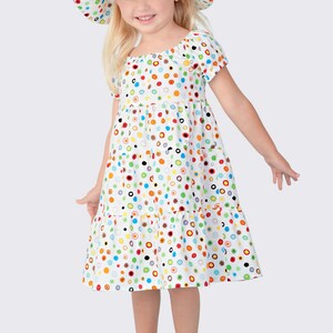 Simplicity S9126 Sewing Pattern Toddlers Dresses and Hat Optional ...