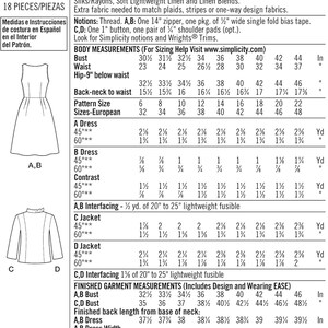 Simplicity 2209 Sewing Pattern Misses Passport Jacket and Dress by Lisette Sz 6-14 Uncut - Etsy
