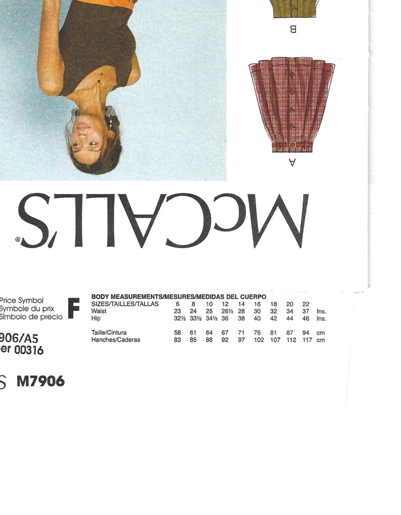 Mccalls M7906 Sewing Pattern Misses Easy Very Full Pleated - Etsy