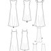 New Look 6347 Sewing Pattern Misses Easy One Hour Dresses With Sleeve ...