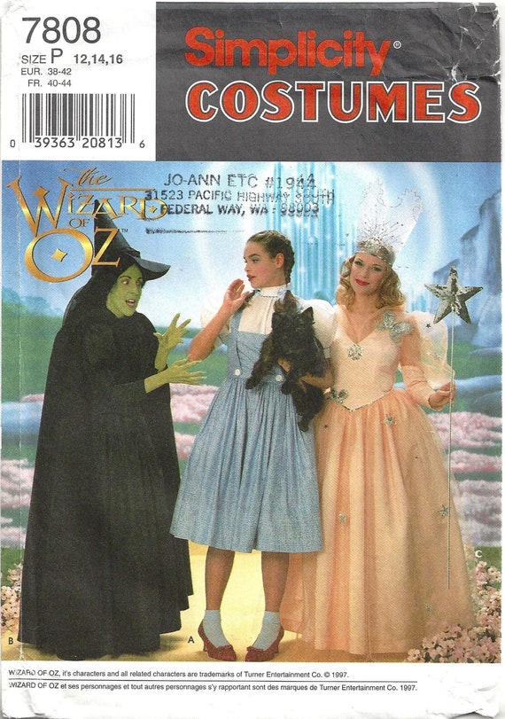 Simplicity 7808 Sewing Pattern Misses Halloween Costume the - Etsy