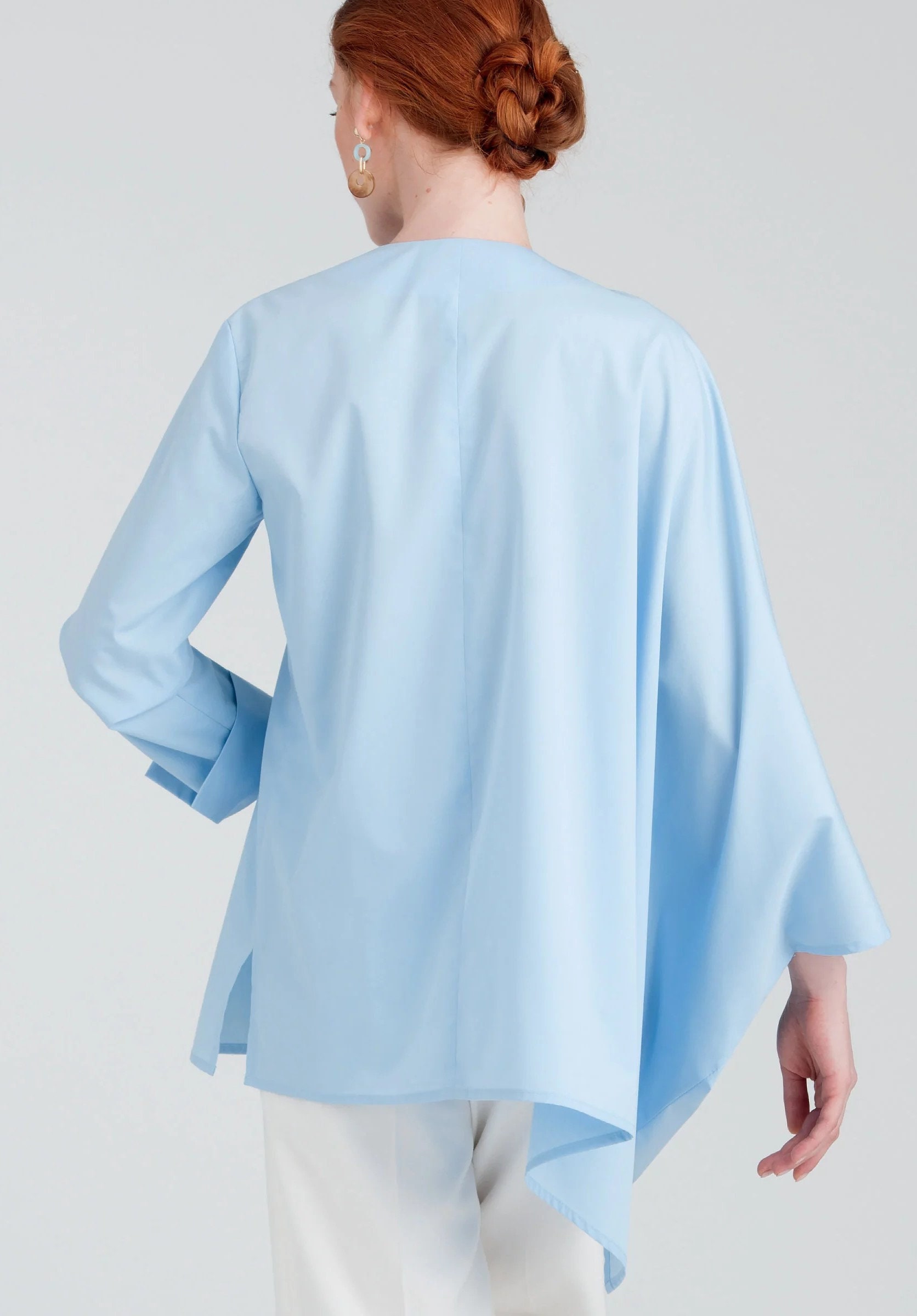 Simplicity S9058 Sewing Pattern Misses Shirt with Sleeve Hem | Etsy