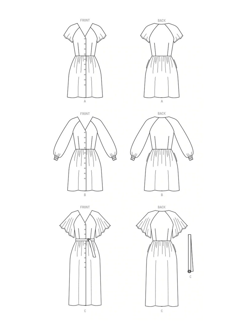 Mccalls M8083 Sewing Pattern Misses Button Front Raglan Sleeve - Etsy