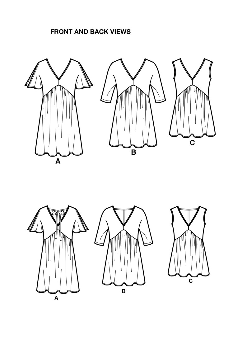 Simplicity 8387 Sewing Pattern Misses Knit & Woven Top-size Sz - Etsy