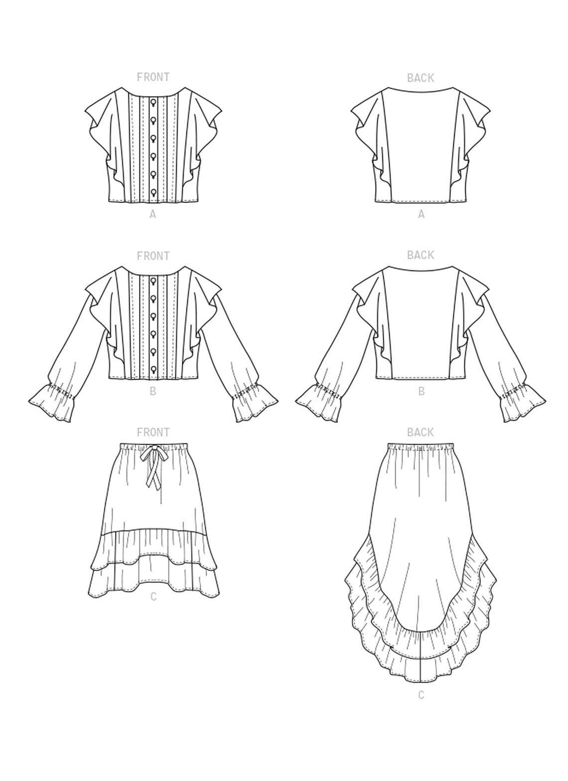 Mccalls M8102 Sewing Pattern Misses Front Button Top With - Etsy