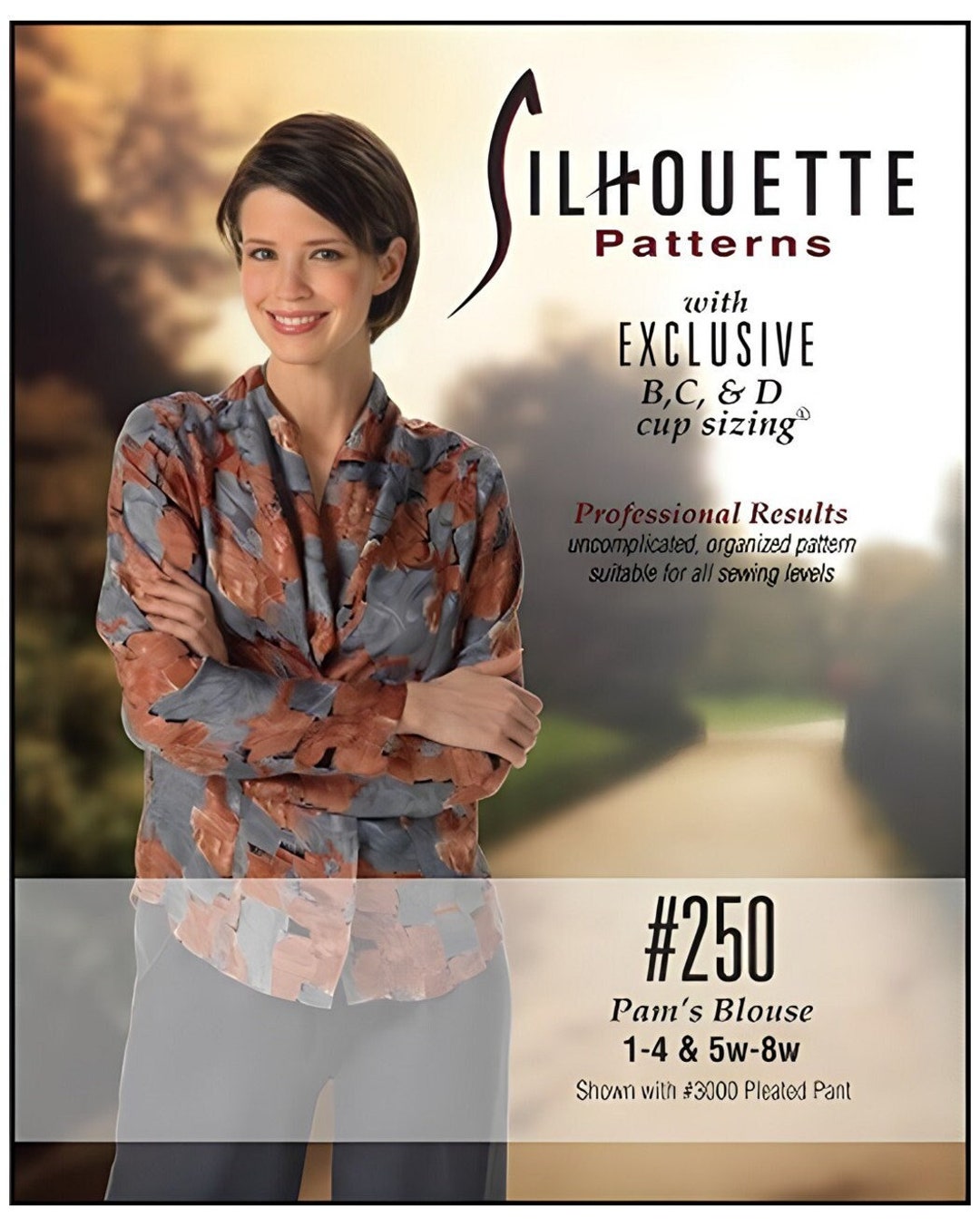 Silhouettes 250 Sewing Pattern Pam's Blouse With B C and D Cup Sizing ...