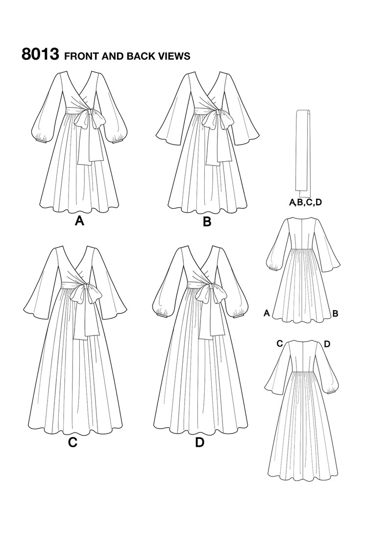 Simplicity 8013 Sewing Pattern Misses Vintage 70s Reproduction - Etsy