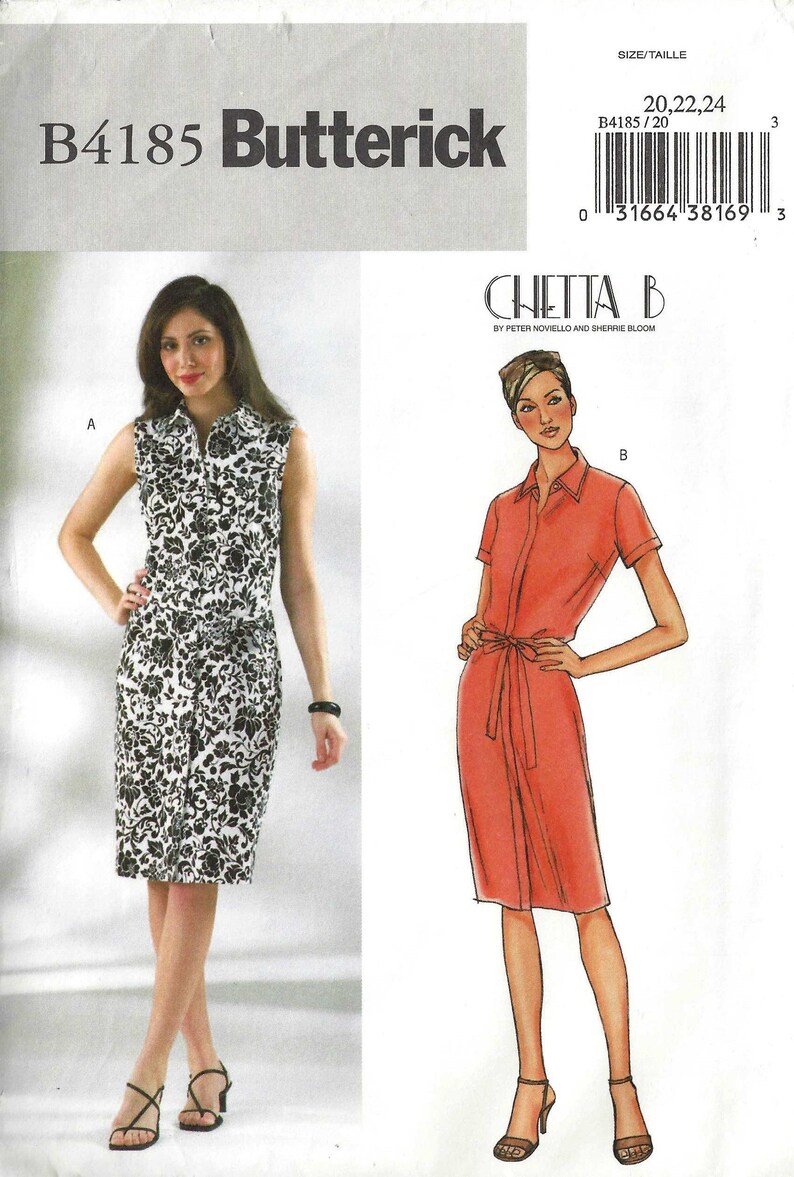 Butterick B4185 Sewing Pattern Chetta B Easy Close-fitting Fly - Etsy