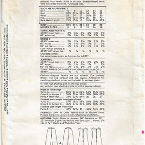 Vogue 8971 Sewing Pattern Misses Vintage 70s Maternity Dress Jumper or ...