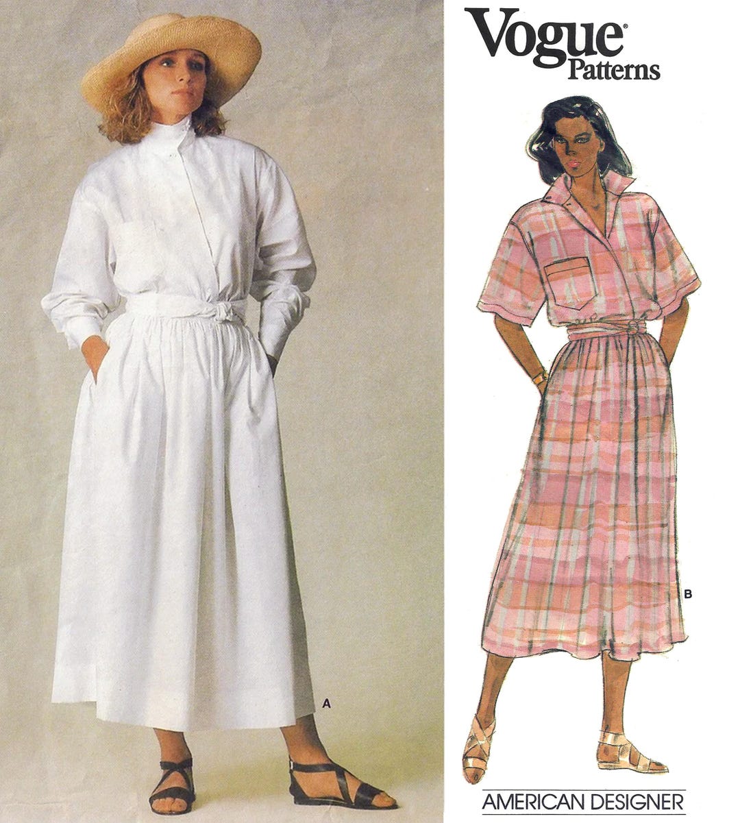 Vogue 1548 Sewing Pattern Misses Very Loose Fitting Blouse With ...