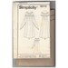 Simplicity 8619 Sewing Pattern Misses Empire Waist Ruffle Neckline Full ...