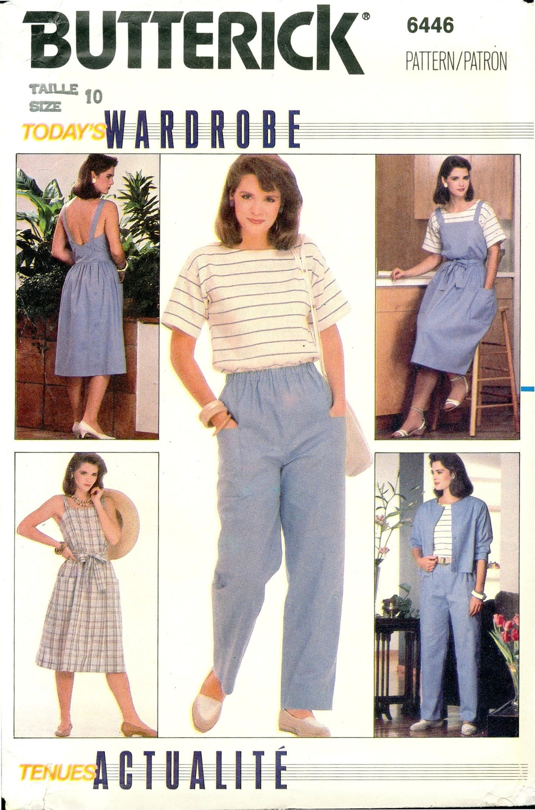 Butterick 6446 Sewing Pattern Today's Wardrobe Misses - Etsy